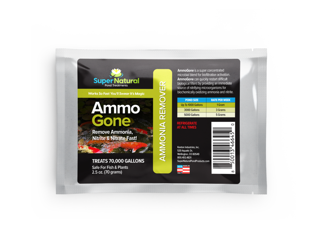 Ammonia Removal Ammo Gone | SuperNatural Pond Treatments